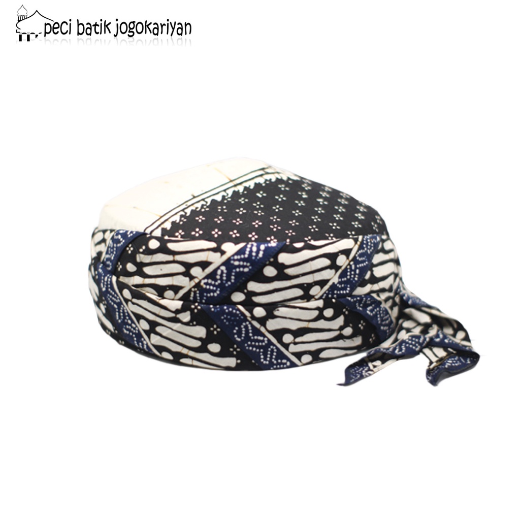 Jual Peci Batik Jogokariyan Terbaru Motif Kopiyah Batik Tlitik Putih ...