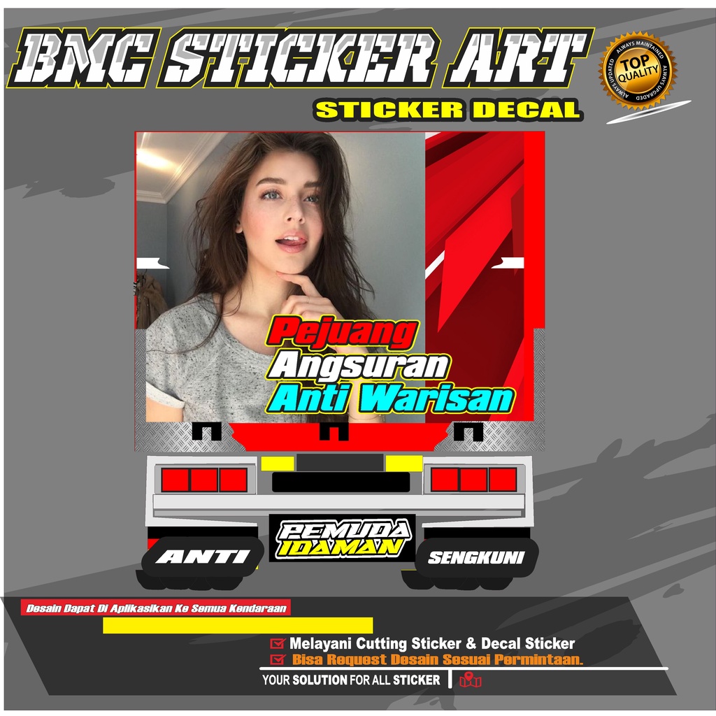 Jual STICKER DECAL PINTU BAK TRUCK/STIKER VARIASI PINTU BAK TRUCK ...