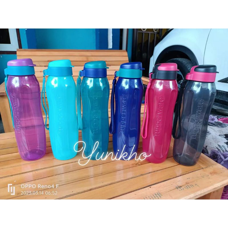 Jual ECO botol 1L polos dan straw ORI by Tupperware | Shopee Indonesia