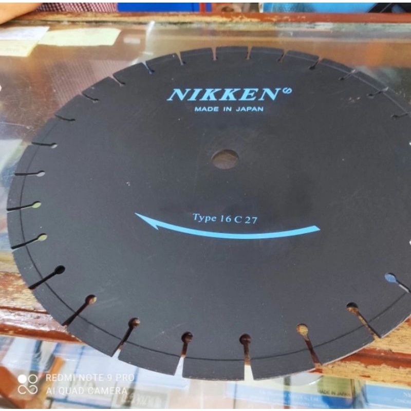 Jual Diamond Cutting Wheel NIKKEN JAPAN 16" mata potong belah beton ...
