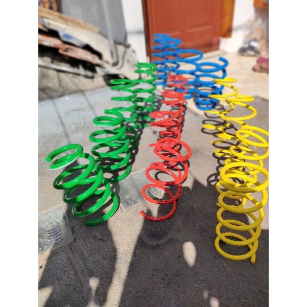 Jual loweringkit per custom ceper coil spring warna AVANZA brio mobilio ...