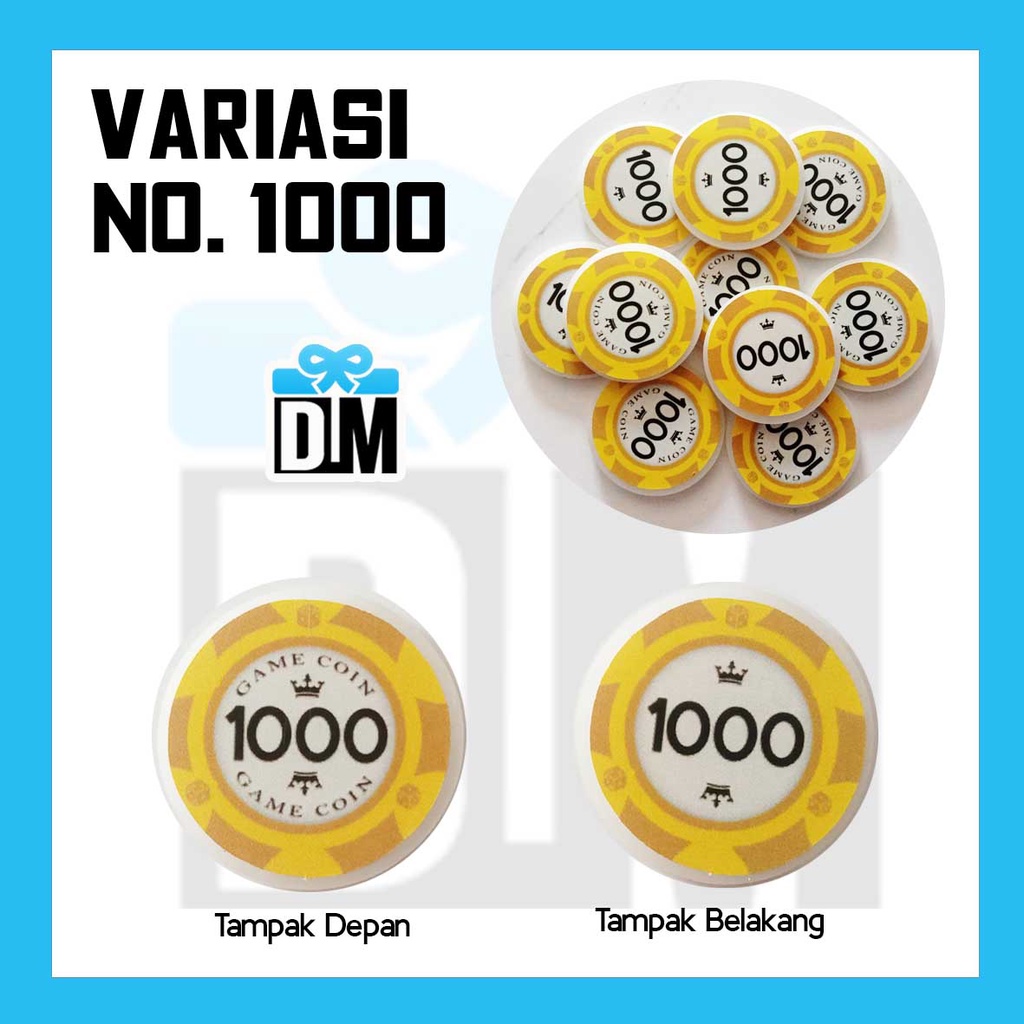 Jual Koin Mainan Uang Receh Mainan Belanja Anak-Anak Kupon Game Coin ...