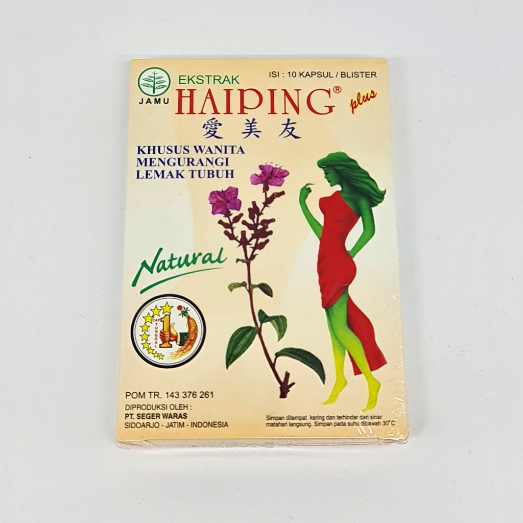 Jual Haiping Kapsul Plus - Mengurangi Lemak Tubuh Wanira isi 10 kapsul ...