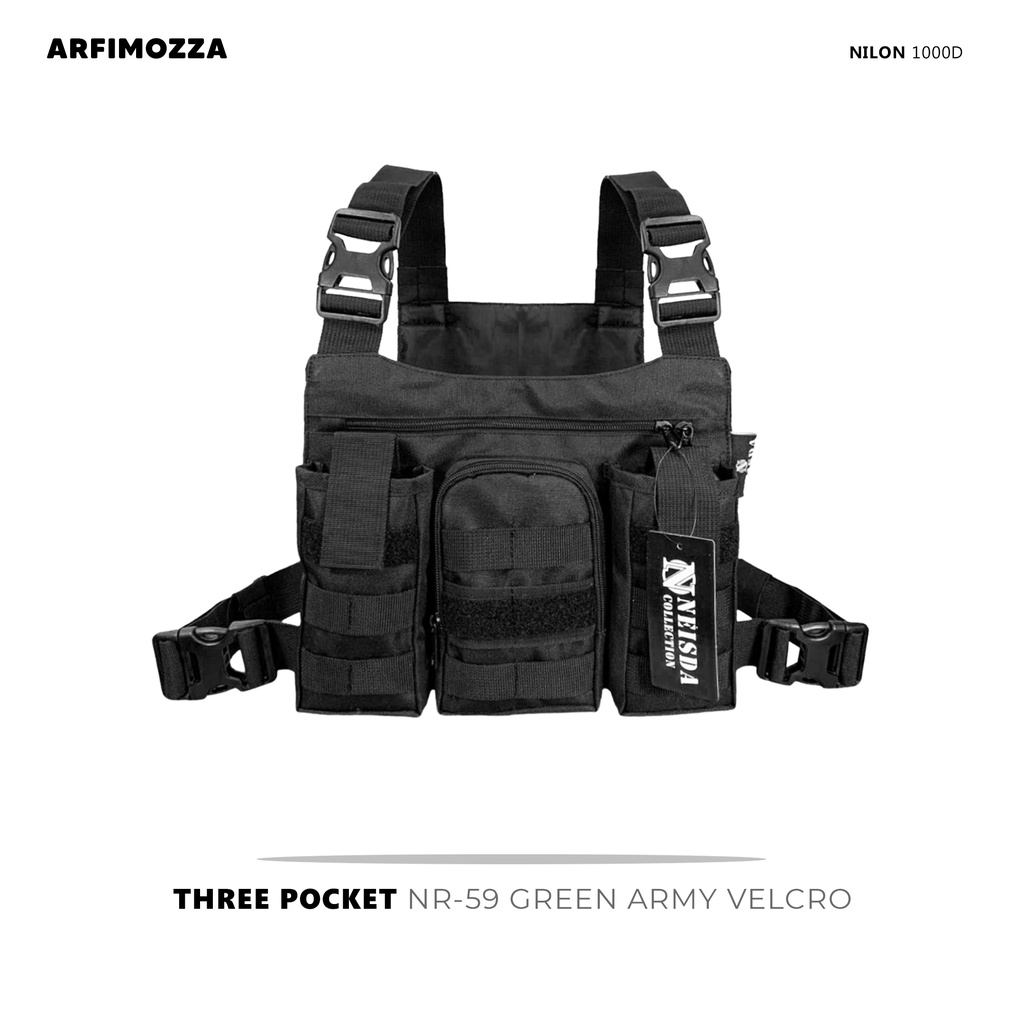 Jual TAS DADA PRIA TACTICAL ORIGINAL NEISDA HITAM / CHEST RIG BAG ...