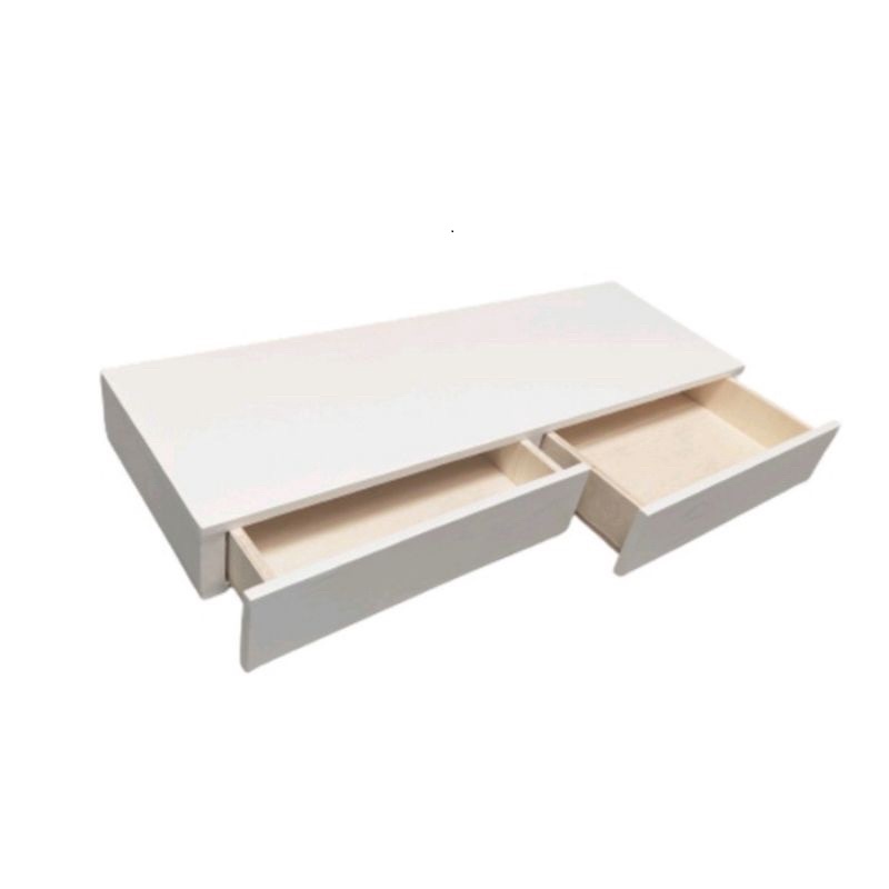 Jual Rak Dinding Laci Double Putih 60x20x10cm / Meja Dinding 2 Laci ...