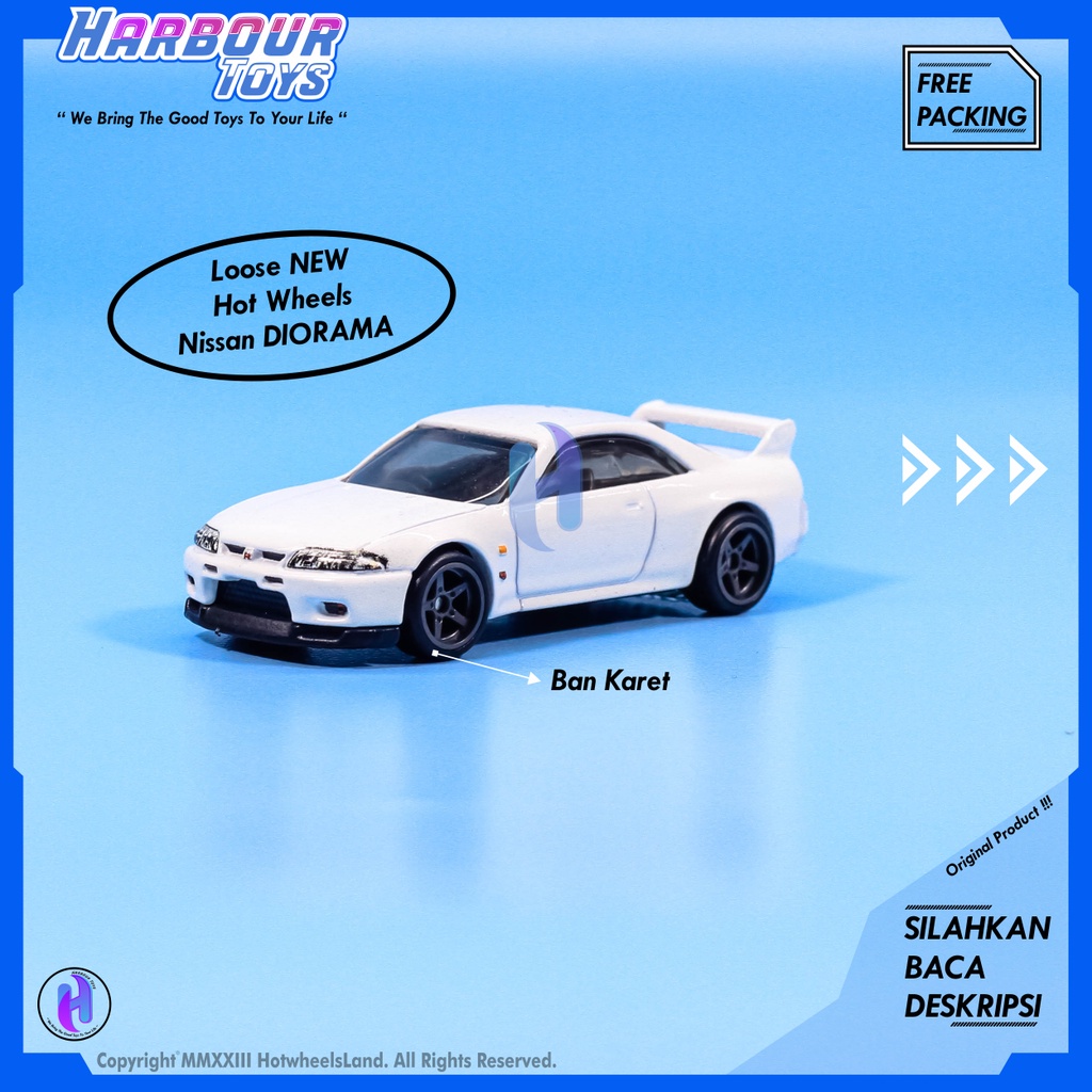 Jual Hot Wheels Nissan Skyline GT-R ( BNR33 ) R33 Diecast 1:64 | Shopee ...