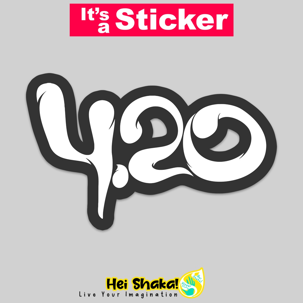 Jual Stiker 420 Fourtwnty Sticker Musisi Musik Bahan Vinyl Anti Air ...