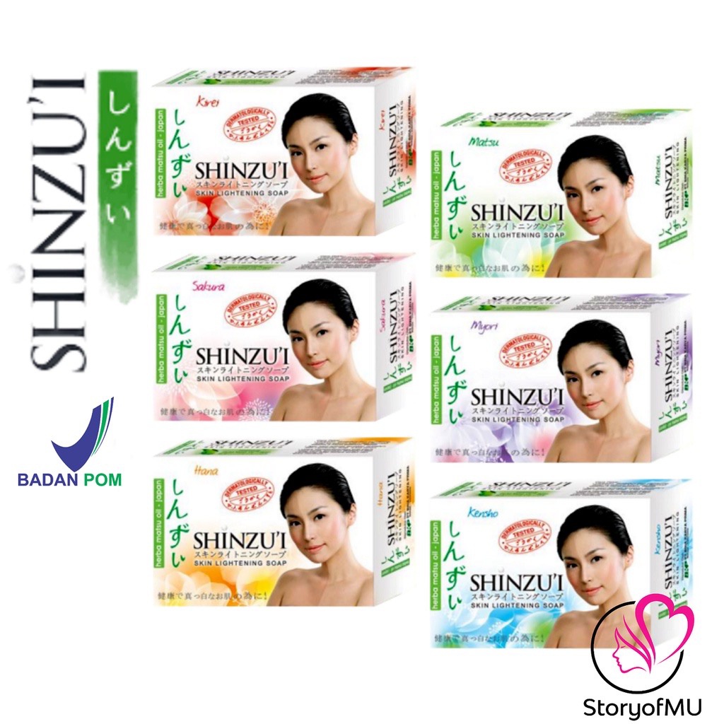 Jual SHINZUI Skin Lightening Bar Soap 80gr / Sabun Mandi Batang Shinzu ...