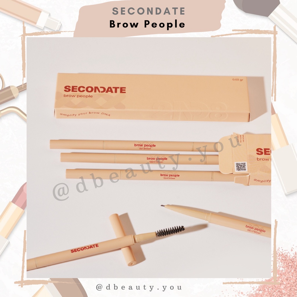 Jual SECONDATE Brow People Pencil / pensil alis | Shopee Indonesia