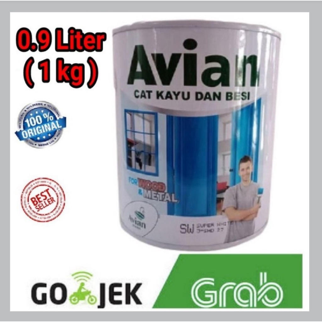 Jual Cat Avian Cat Besi dan Kayu / Cat minyak Avian 1kg / 0,9 L | Shopee Indonesia