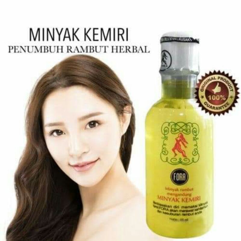 Jual Fora Minyak Kemiri Penumbuh dan Penebal Rambut 65ml | Shopee Indonesia