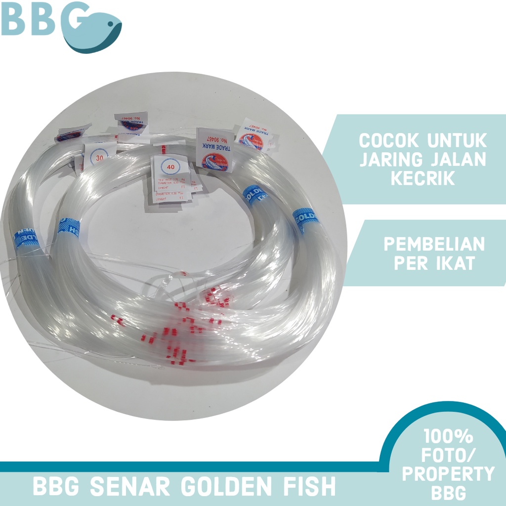 Jual SENAR PANCING DAN JALA IKAN GF GOLDEN FISH COCOK UNTUK BAHAN DASAR ...