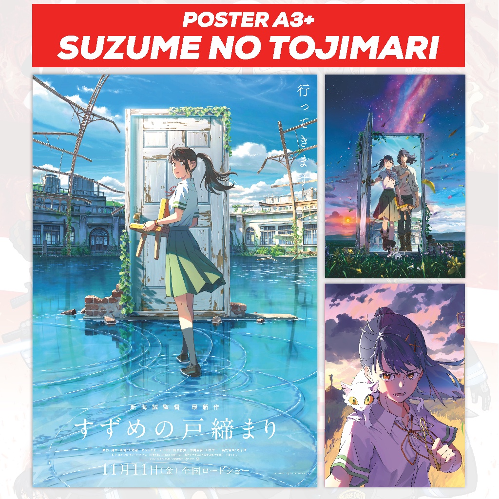Jual Poster Anime Suzume no Tojimari - Size A3+ HD | Shopee Indonesia