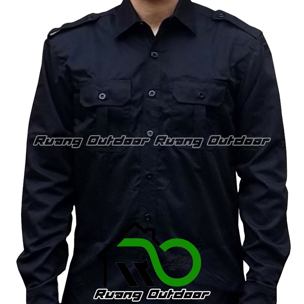Jual Baju Kemeja PDL PDH Lapangan Lengan Panjang - Pakaian Atasan Seragam Pria Wanita Premium ...