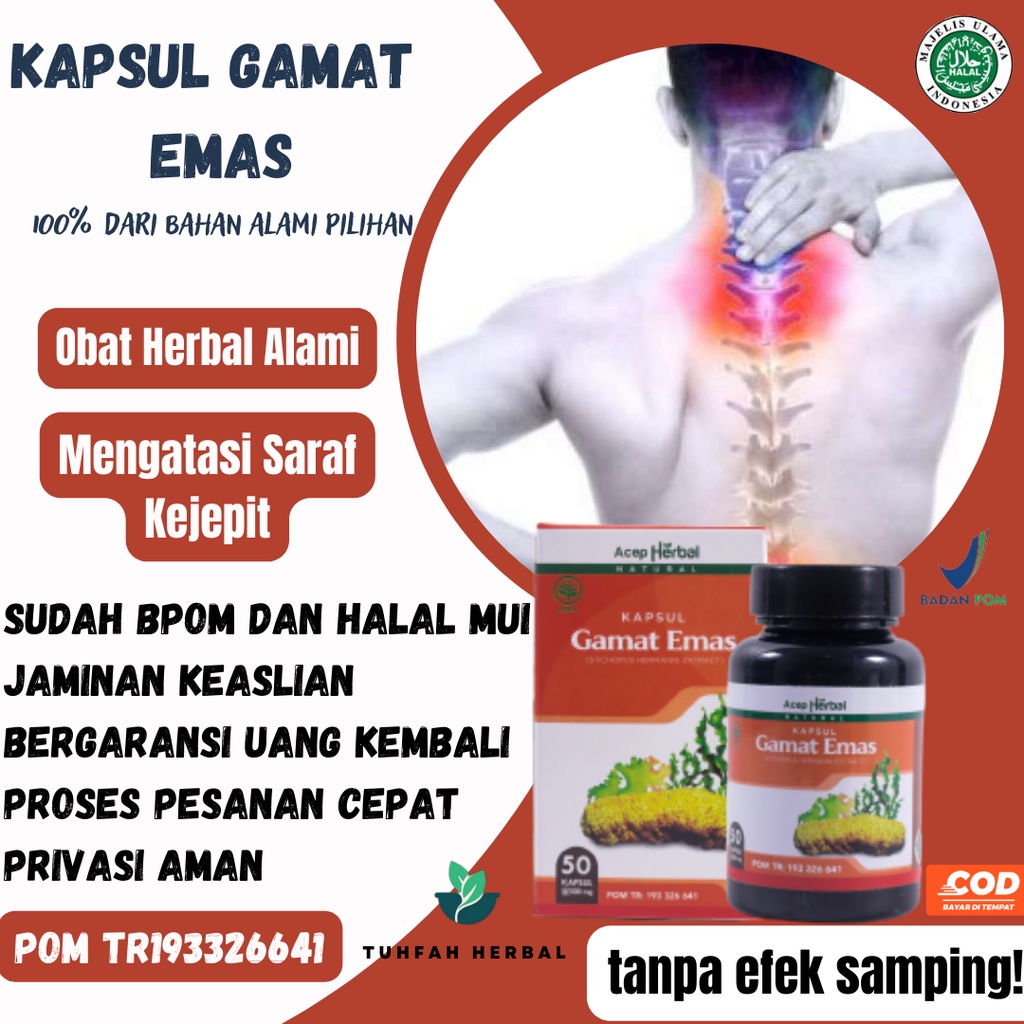 Jual Obat Saraf Kejepit, Obat Saraf Kejepit Pinggang dan Kaki, Obat ...