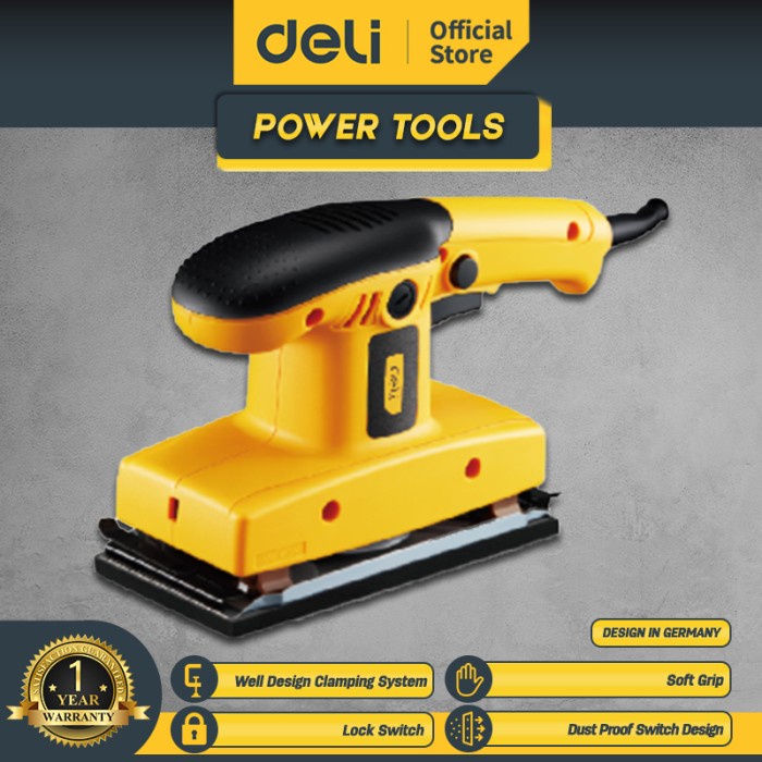 Jual Deli Mesin Amplas Kayu Finishing Sander EDL-SG180-E2 | Shopee ...