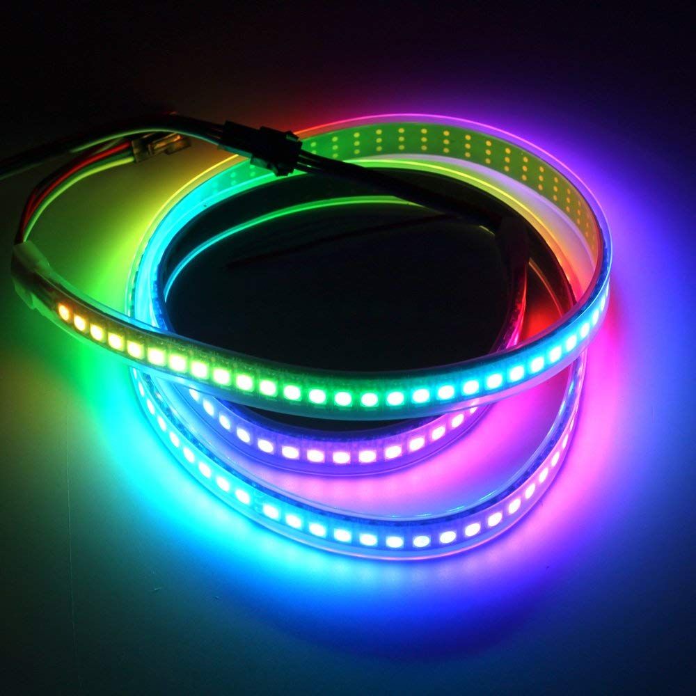 Jual LED STRIP WS2812 RGB | WS 2812 5 Volt PERMETER (1meter) Non water ...
