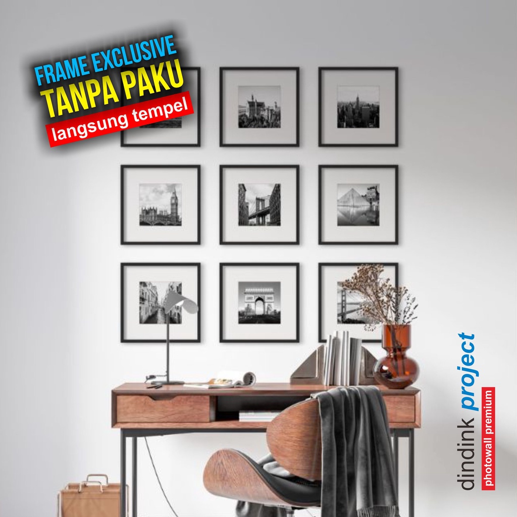 Jual Paket Cetak Foto + Exclusive Bingkai Foto Monokrom Dindink Project ...