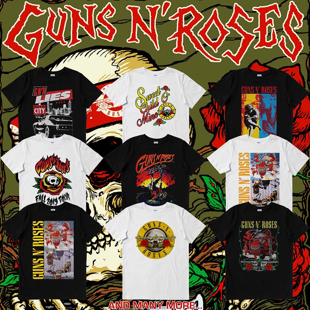Jual GUNS N' ROSES - GNR | T-SHIRT BAND | HEAVY METAL | MERCHANDISE ...