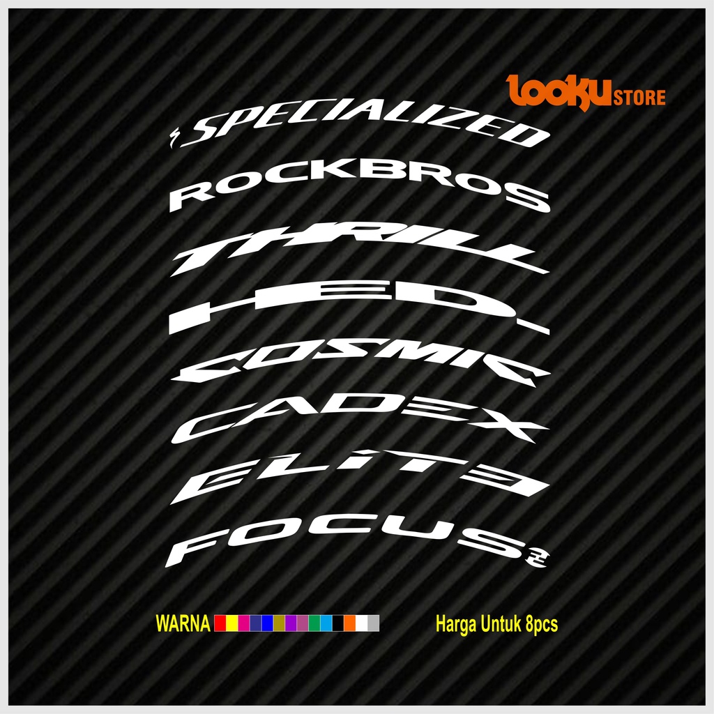 Jual Stiker Rim Sepeda Cutting Stiker Wheelset 26 Inch | Shopee Indonesia