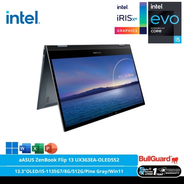 Jual [Free Air Purifier] ASUS ZENBOOK FLIP 13 UX363EA-OLED552 INTEL EVO (13.3"OLED/I5-1135G7/8G ...