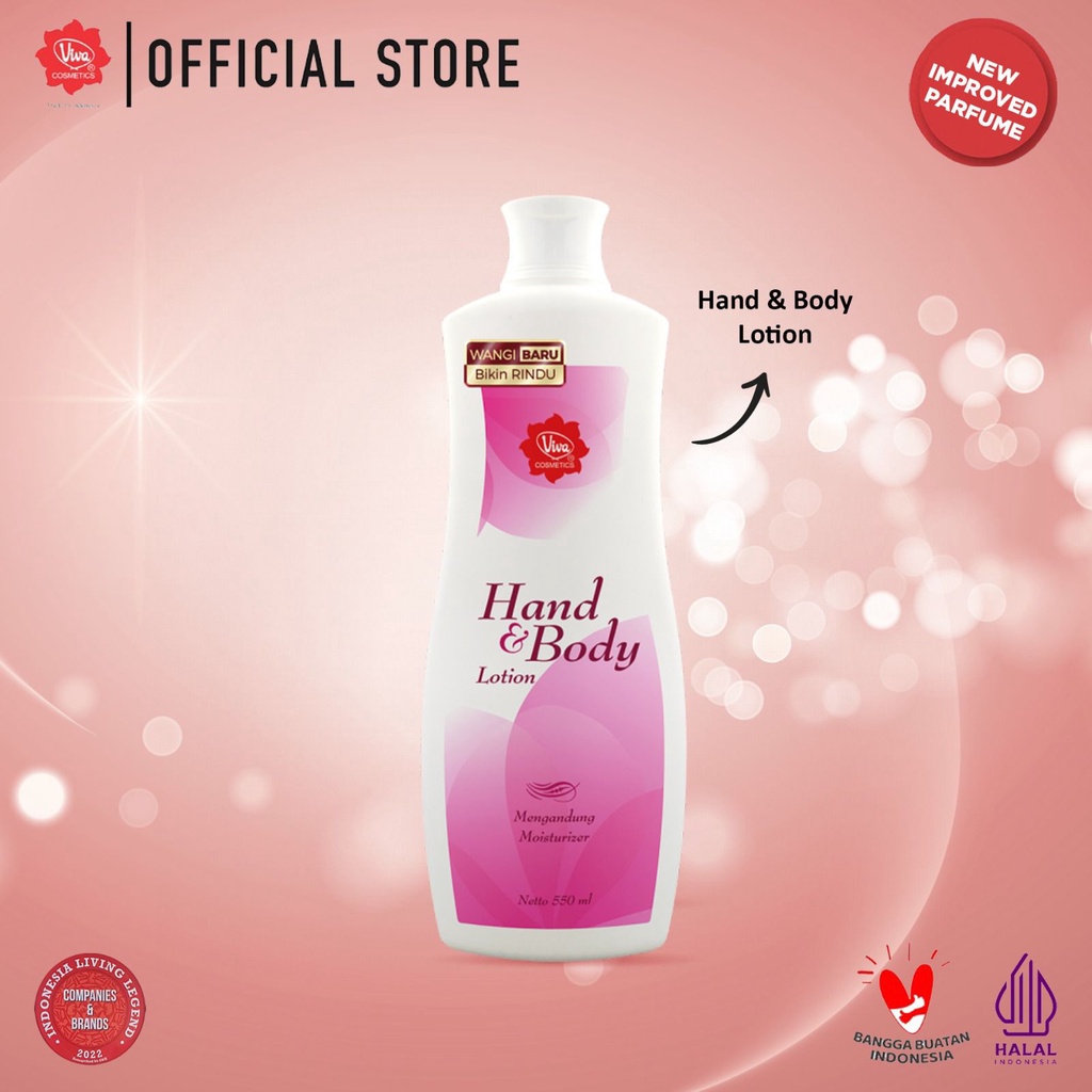 Jual Viva Hand & Body Lotion with New IMPROVED Parfume - 550 ml ...