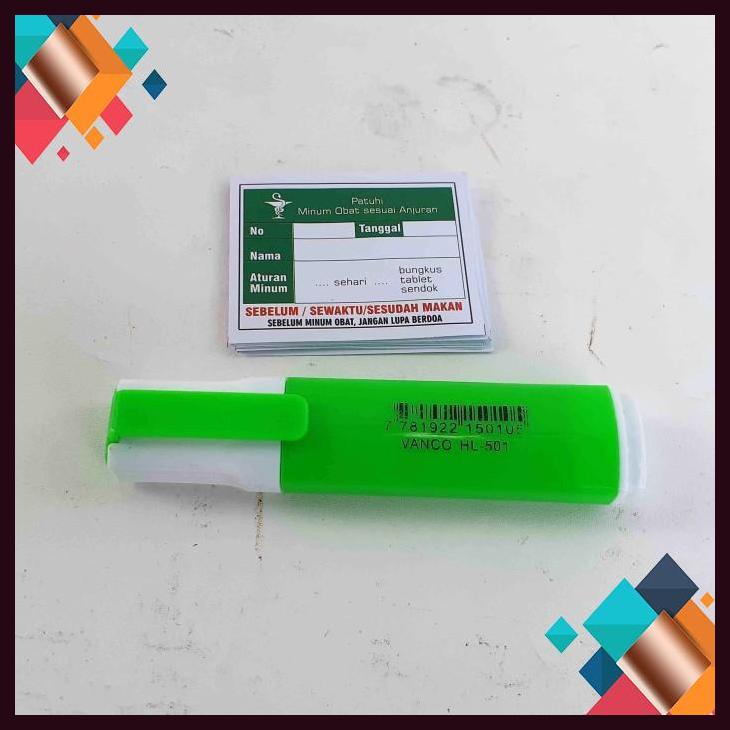 Jual [SFP] Etiket Obat, Label Obat, Etiket Obat Apotek dan Klinik siap ...