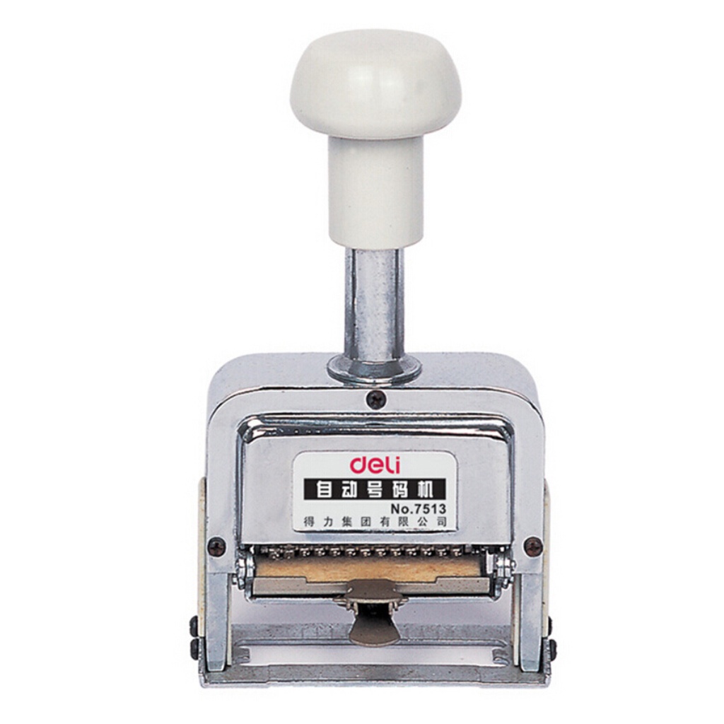 Jual Deli Automatic Numbering Machine 13 Digit 7513 | Shopee Indonesia