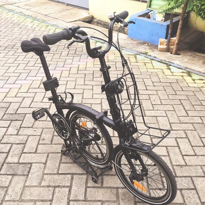 Jual Rak Depan Sepeda Lipat / Front Rack Carrier (Front Block Mounting ...