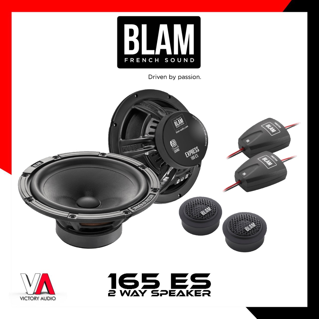 Jual Speaker Split 2-Way System BLAM EXPRESS SERIES 165 ES 6.5 Inch Mid Bass + Soft Dome Tweeter ...
