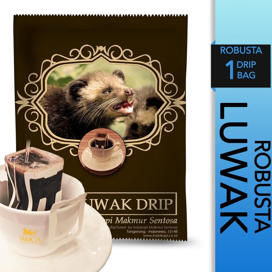 Jual Dijamin Ori>/ WoCA Kopi Luwak DRIP ROBUSTA per 1 sachet | Shopee ...