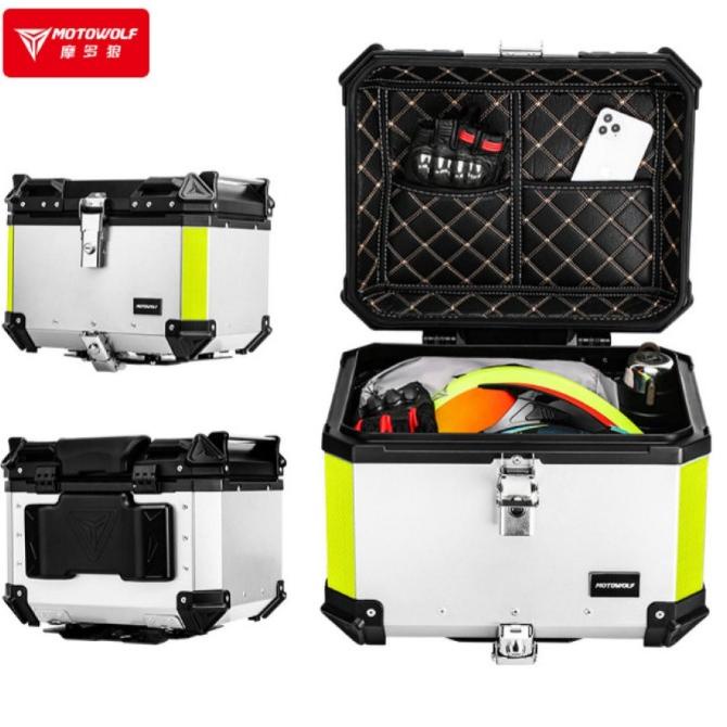 Jual Box Touring Motor Motowolf Top Box Motor Belakang Almunium Alloy ...