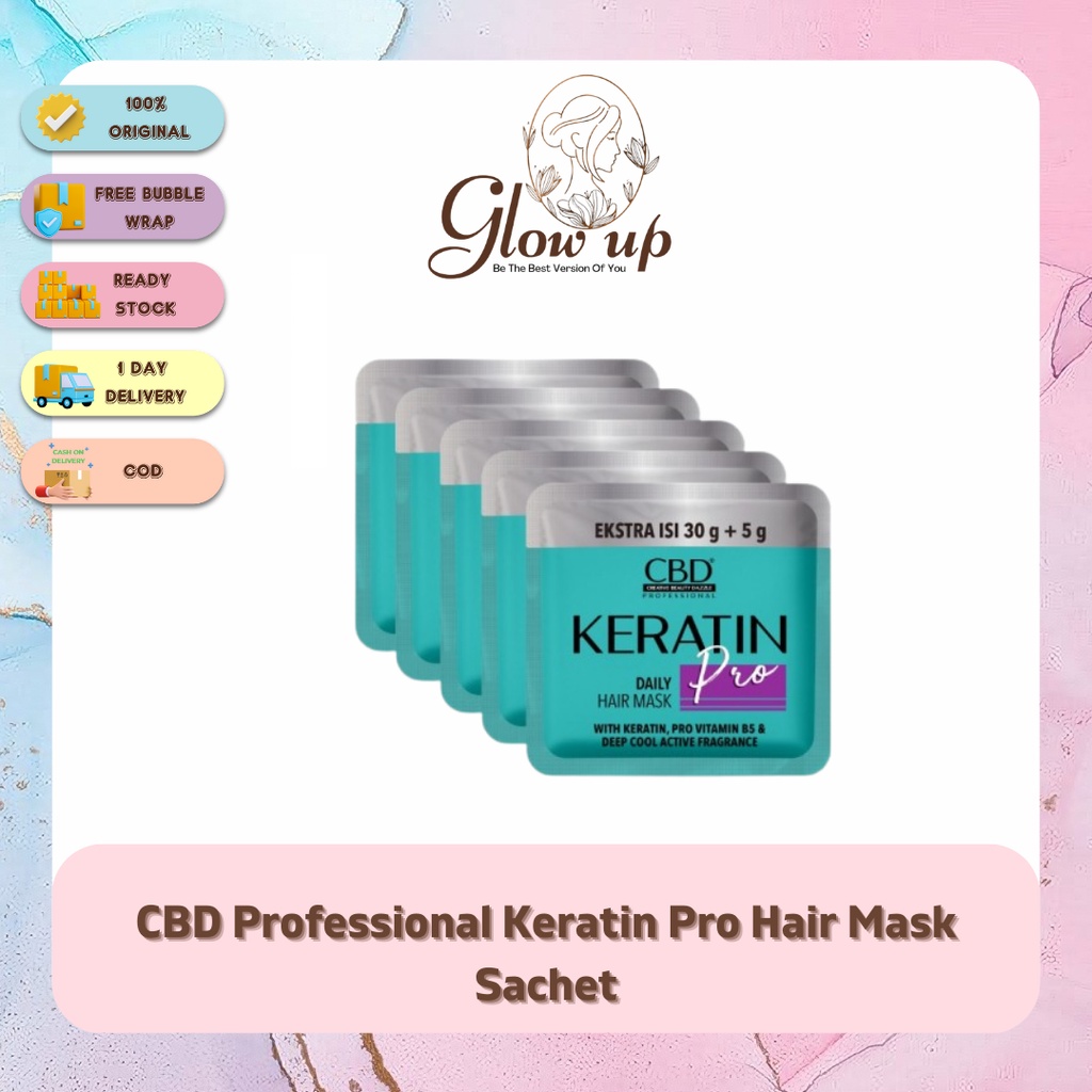 Jual CBD PROFESSIONAL KERATIN PRO HAIR MASK DAILY USE MASKER RAMBUT ...