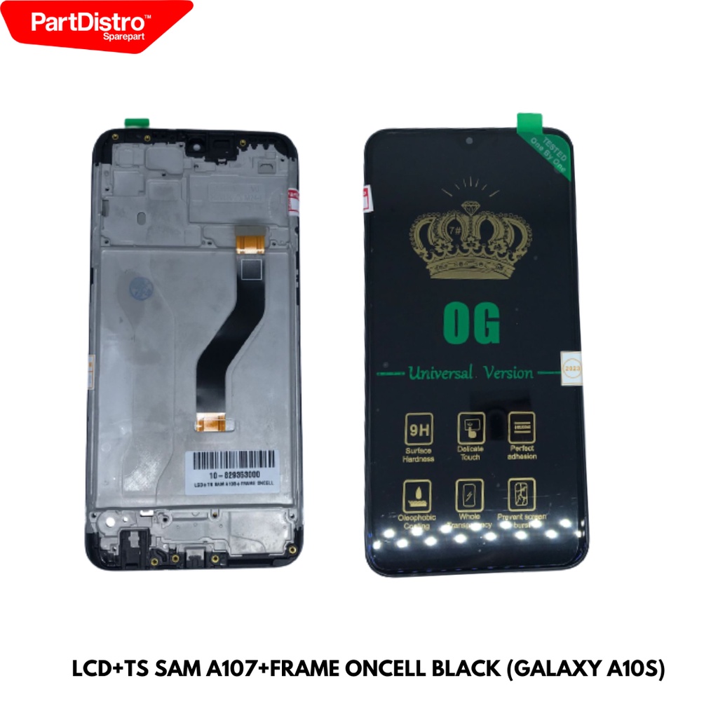 Jual LCD+TS SAM A107+FRAME ONCELL BLACK (GALAXY A10S) | Shopee Indonesia