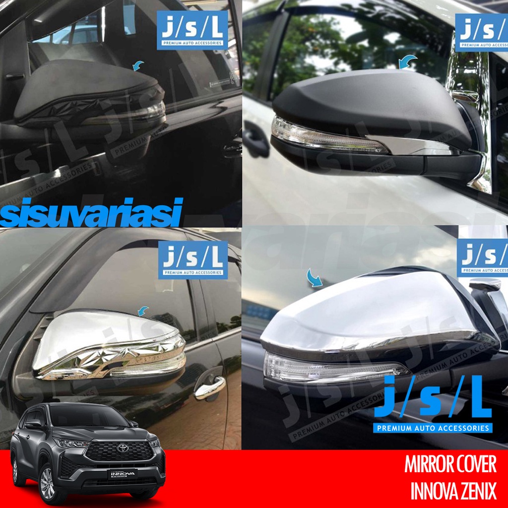 Jual Innova Zenix Aksesoris JSL Mirror Cover Spion | Shopee Indonesia