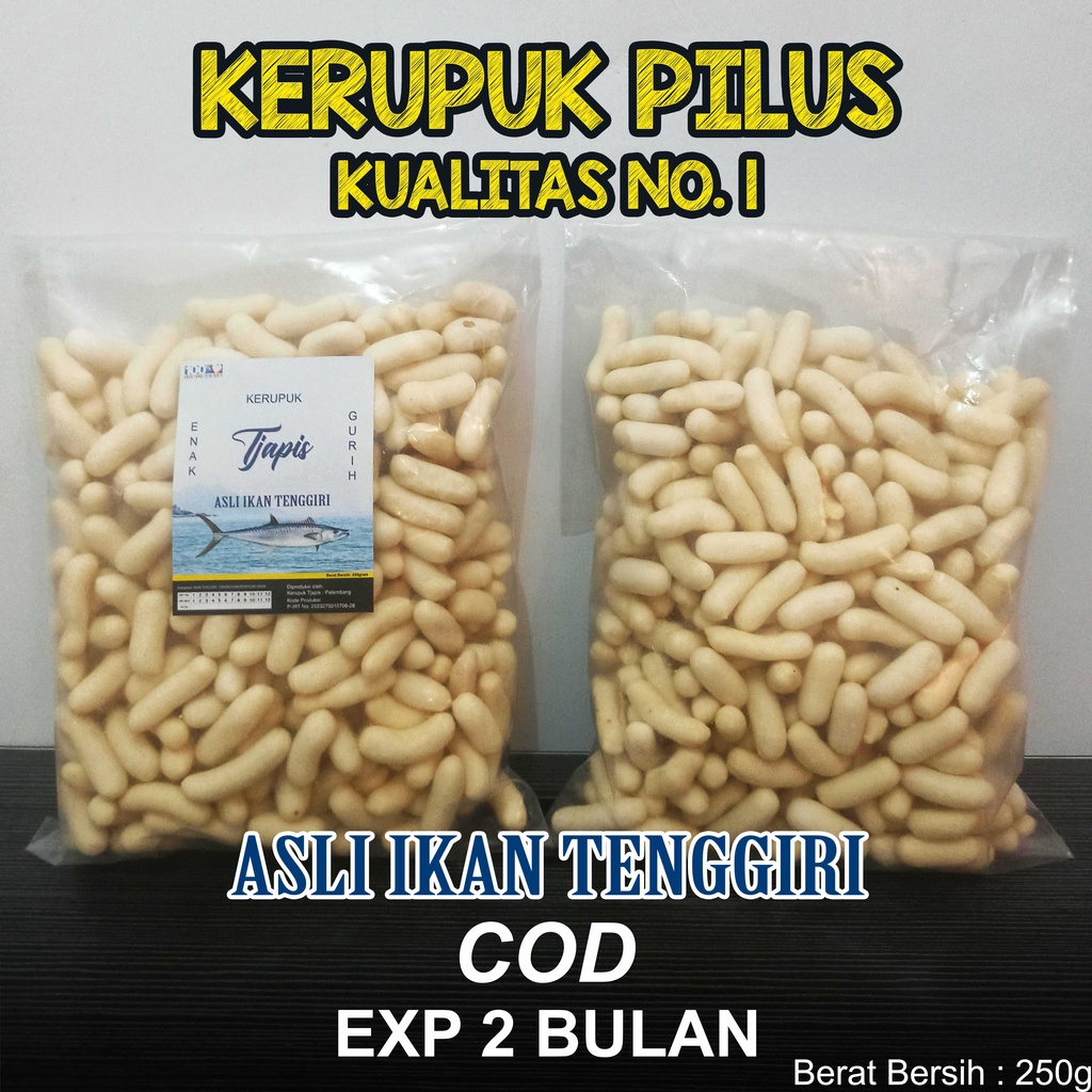 Jual KERUPUK KEMPLANG PILUS IKAN TENGGGIRI KERUPUK PILUS ENAK DAN GURIH ...
