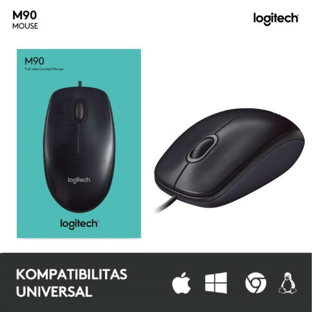 Jual Mouse LOGITECH M90 Optical USB Original | Shopee Indonesia