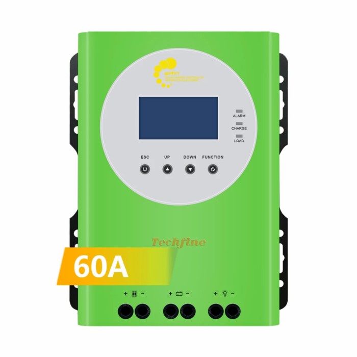 Jual MPPT 60A solar charge controller SCC PV solar panel surya techfine ...