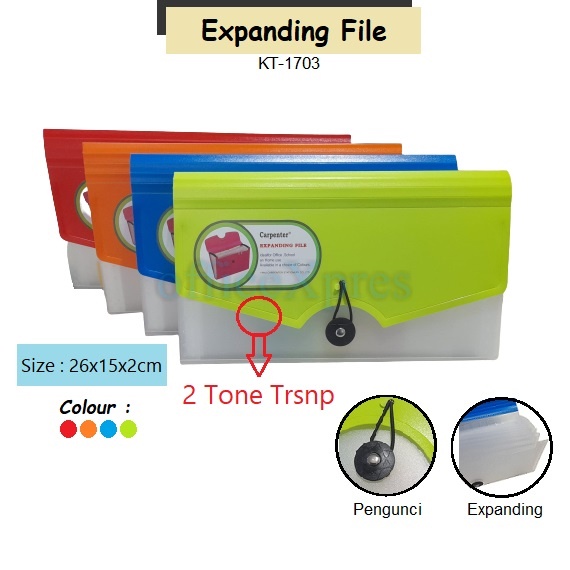 Jual Expanding File / Map Sekat / Expanding Dokumen File 1703 / Map ...