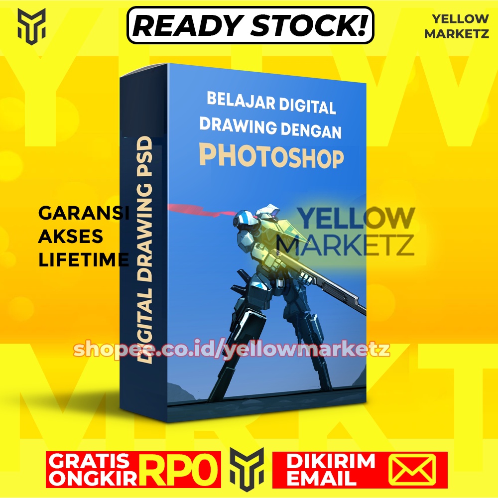 Jual BELAJAR DIGITAL DRAWING LENGKAP Dengan ᴘʜᴏᴛᴏꜱʜᴏᴘ - Jadi Master ...