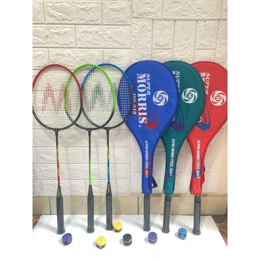 Jual RAKET BADMINTON MORRIS FRAME TEBAL BESAR MURAH FREE TAS 3/4 ...