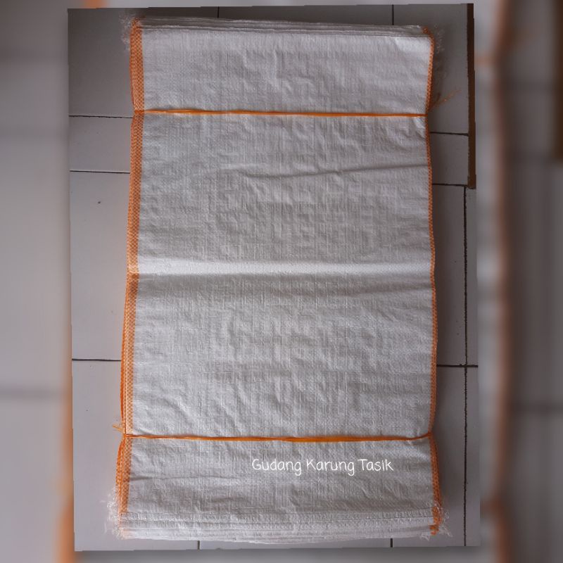 Jual karung beras 25 kg doff ukuran 45 x 75 cm isi 50 lembar | Shopee ...