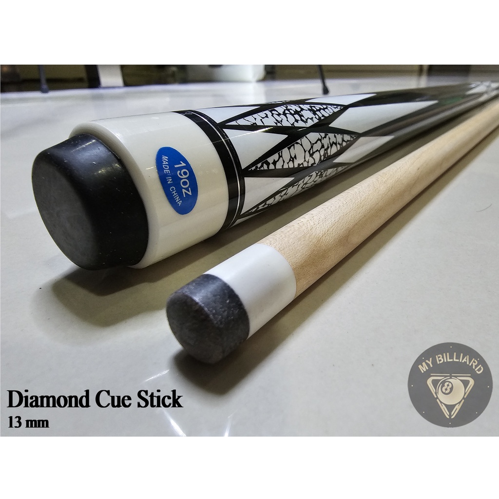 Jual Cue Stick BIlliard Diamond 13mm Maple - Putih - stik billiar ...