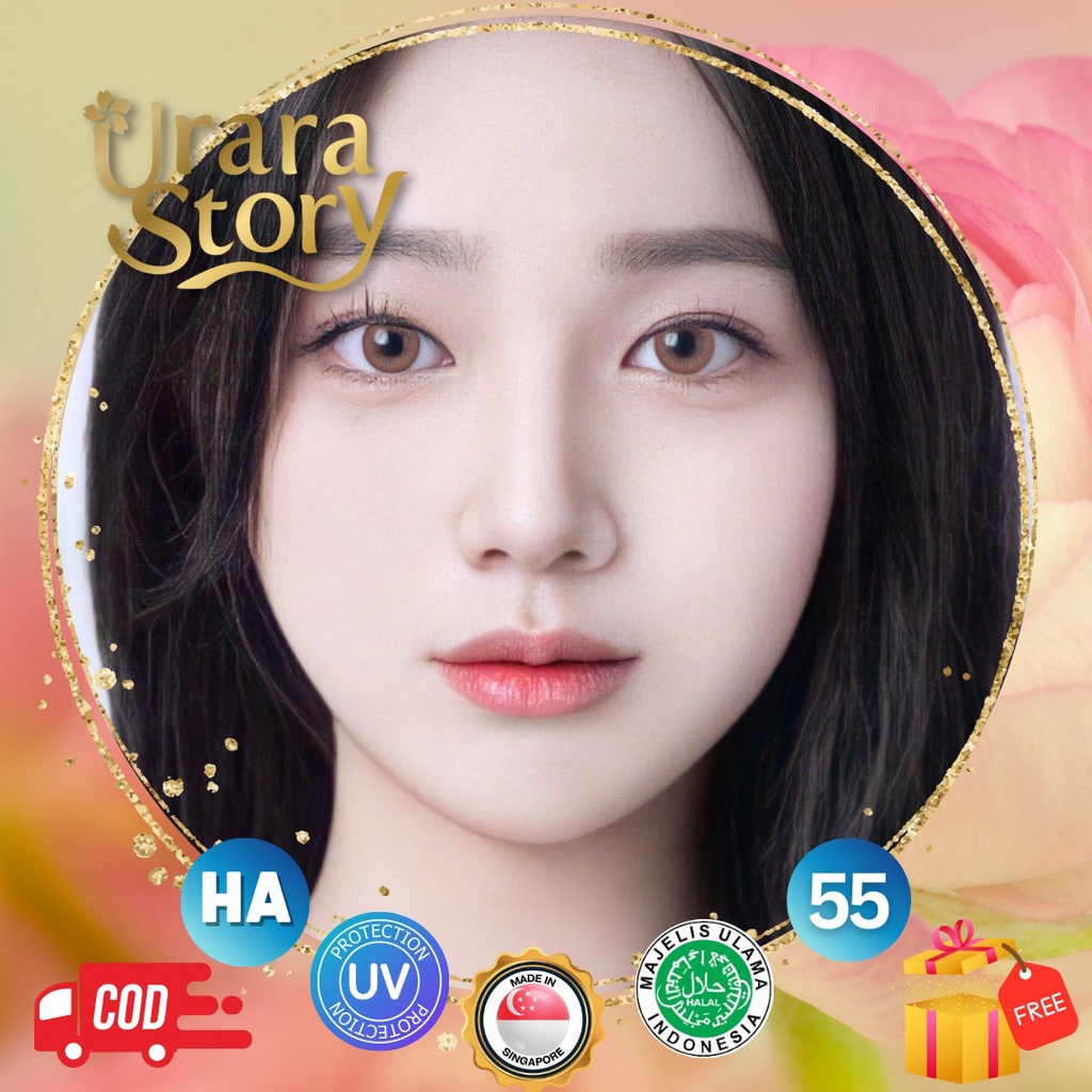 Jual Urara Story Brown (Normal, -1.00 s/d -8.00) Softlens Warna Bulanan BEST SELLER! | Shopee ...