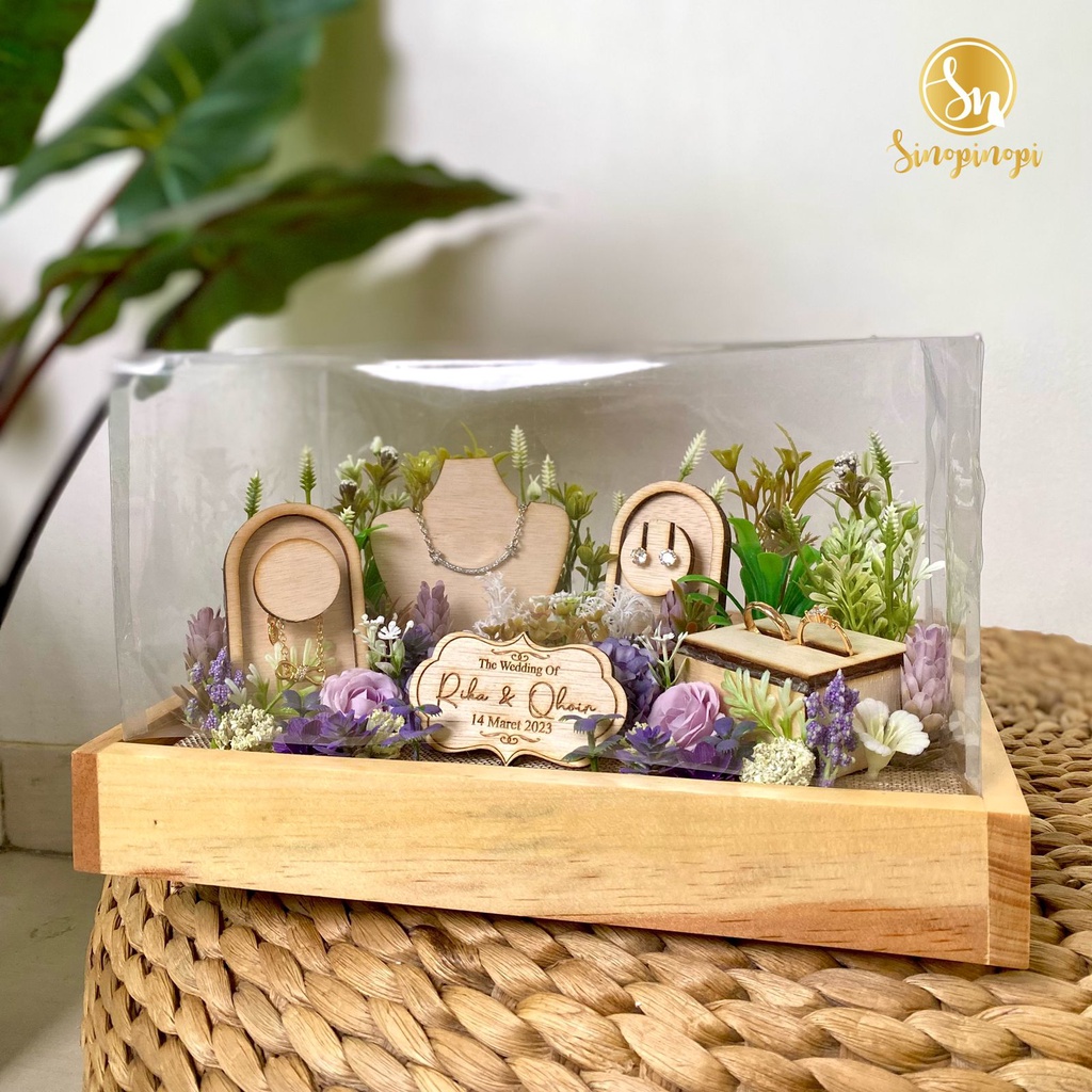 Jual TEMPAT PERHIASAN BITE | 28x18 NAMPAN KAYU | KOTAK PERHIASAN ...