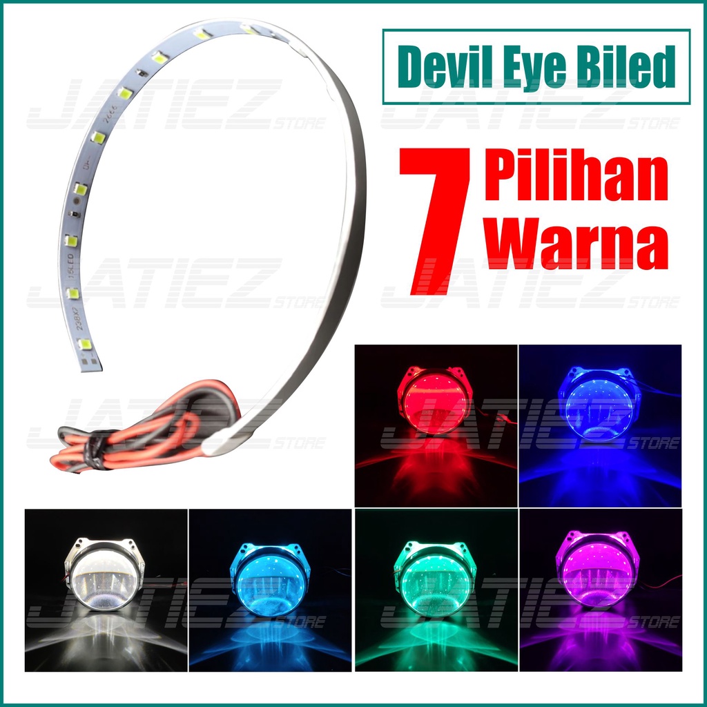 Jual Demon Eye 360 LED Devil Eye Projector 360 Biled 2.5/3.0 Inch Lampu Demon Eye Projie ...