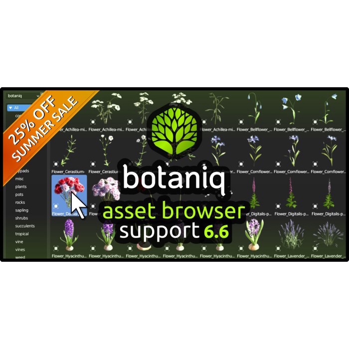 Jual Blender Market Tree And Grass Library Botaniq v6.6 | Shopee Indonesia