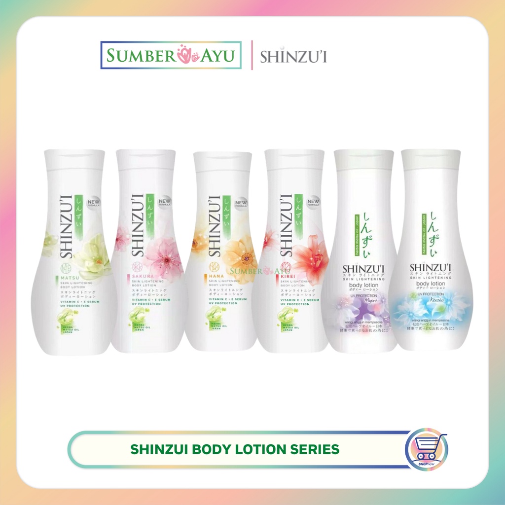 Jual SHINZUI SKIN LIGHTENING BODY LOTION SERIES | Shopee Indonesia