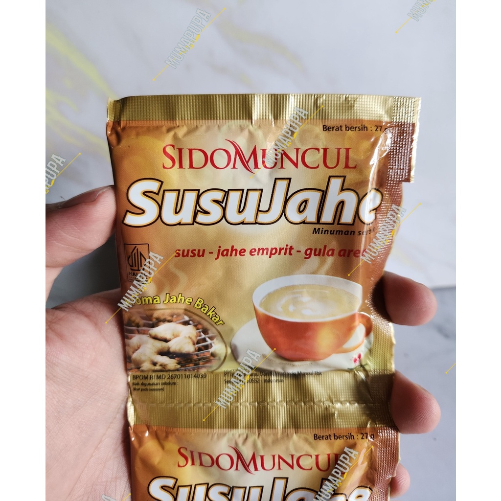 Jual Susu Jahe / Susu Jahe Sidomuncul 1 Renteng isi 10 Sachet | Shopee ...