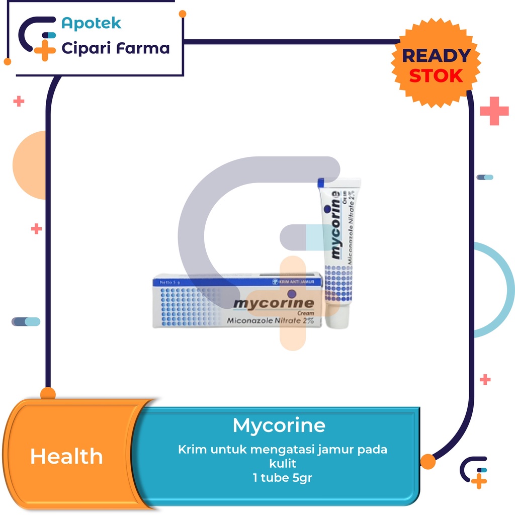 Jual Mycorine Cream Salep Anti Jamur | Panu | Kurap | Kutu Air isi 5gr ...